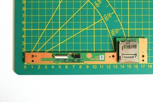 PCB Mouse TouchPad Button + Card Reader Laptop Toshiba - FALELE1 A3824A ...