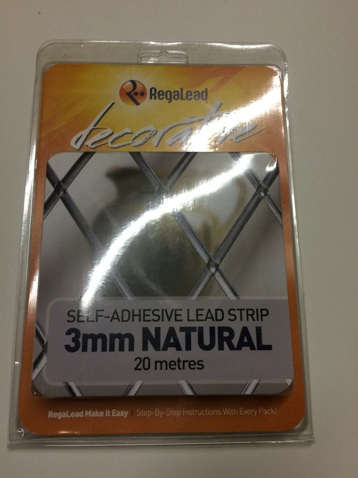 Regalead 3mm Natural Lead Craft Pack 20 metres, DIY window / door ...
