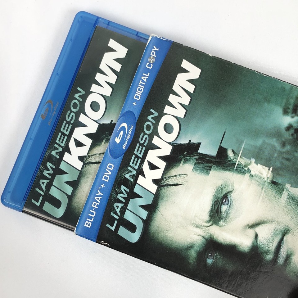 UNKNOWN Blu-ray DVD Digital 2011 Liam Neeson Combo Pack Action Thriller ...