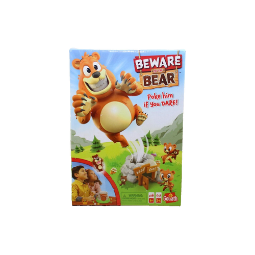 Kids Interactive Toy Game-Goliath Beware of the Bear, Ages 4+, 2-4 ...