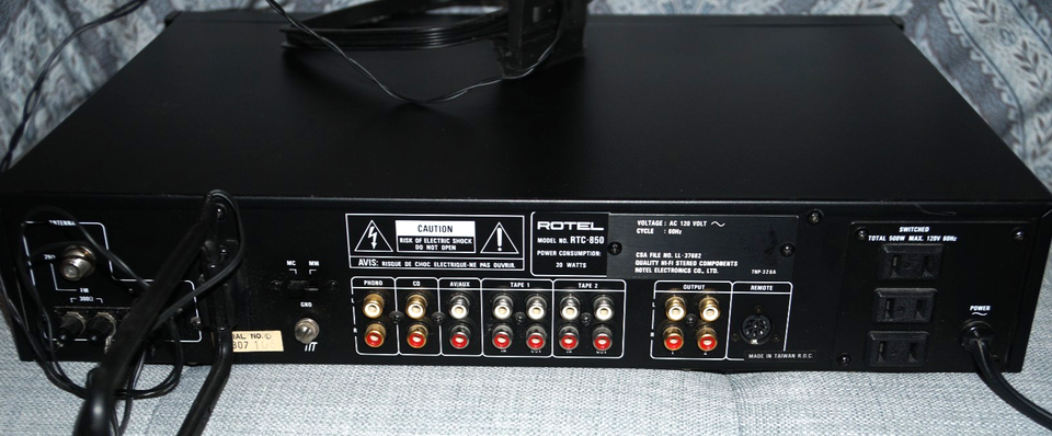 ROTEL RTC-850 AM/FM Stereo Tuner Preamplifier | eBay
