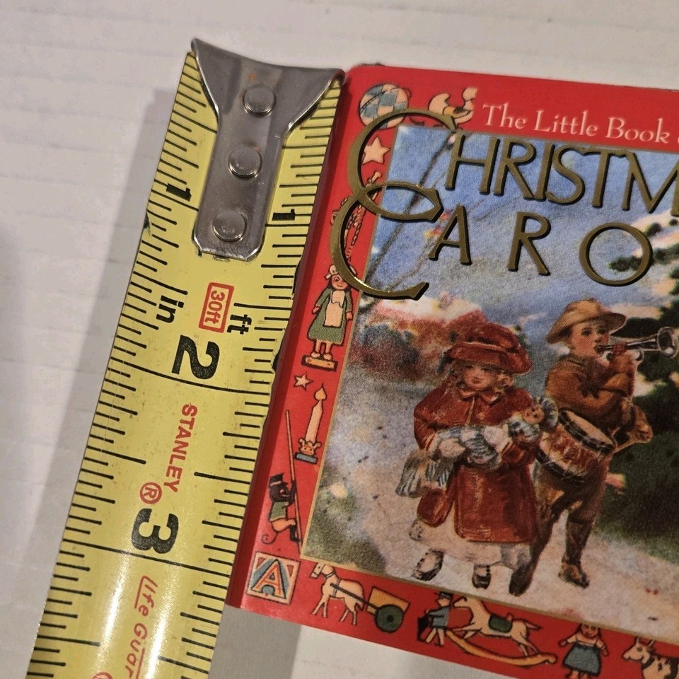 Vtg Miniature Books Bundle Of 2 Christmas Carols & Dickens A Christmas ...