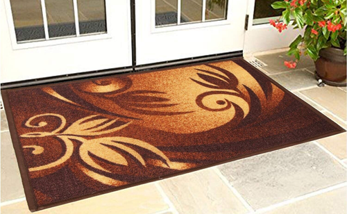 Cotton Printed Door Mat Water Absorbent & Easy to Wash Large size Floor ...