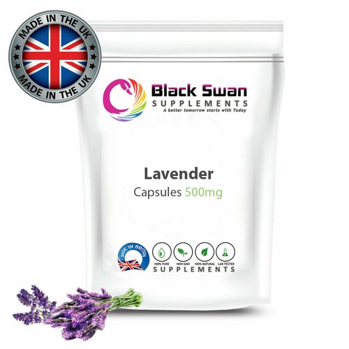 Lavender 500mg Capsules, Black Swan Supplements UK | Hair, Anti ...