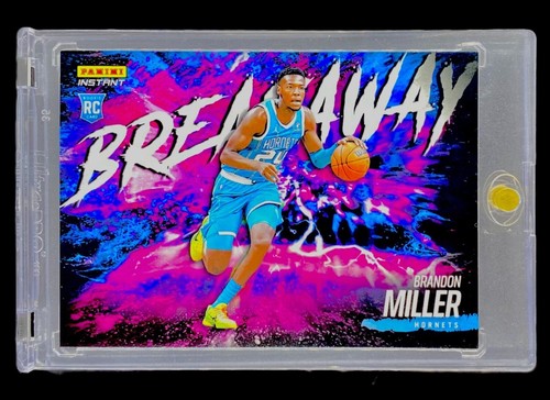 BRANDON MILLER RARE COLOR BLAST ROOKIE SP Insert RC Card Panini 2023-24 ...