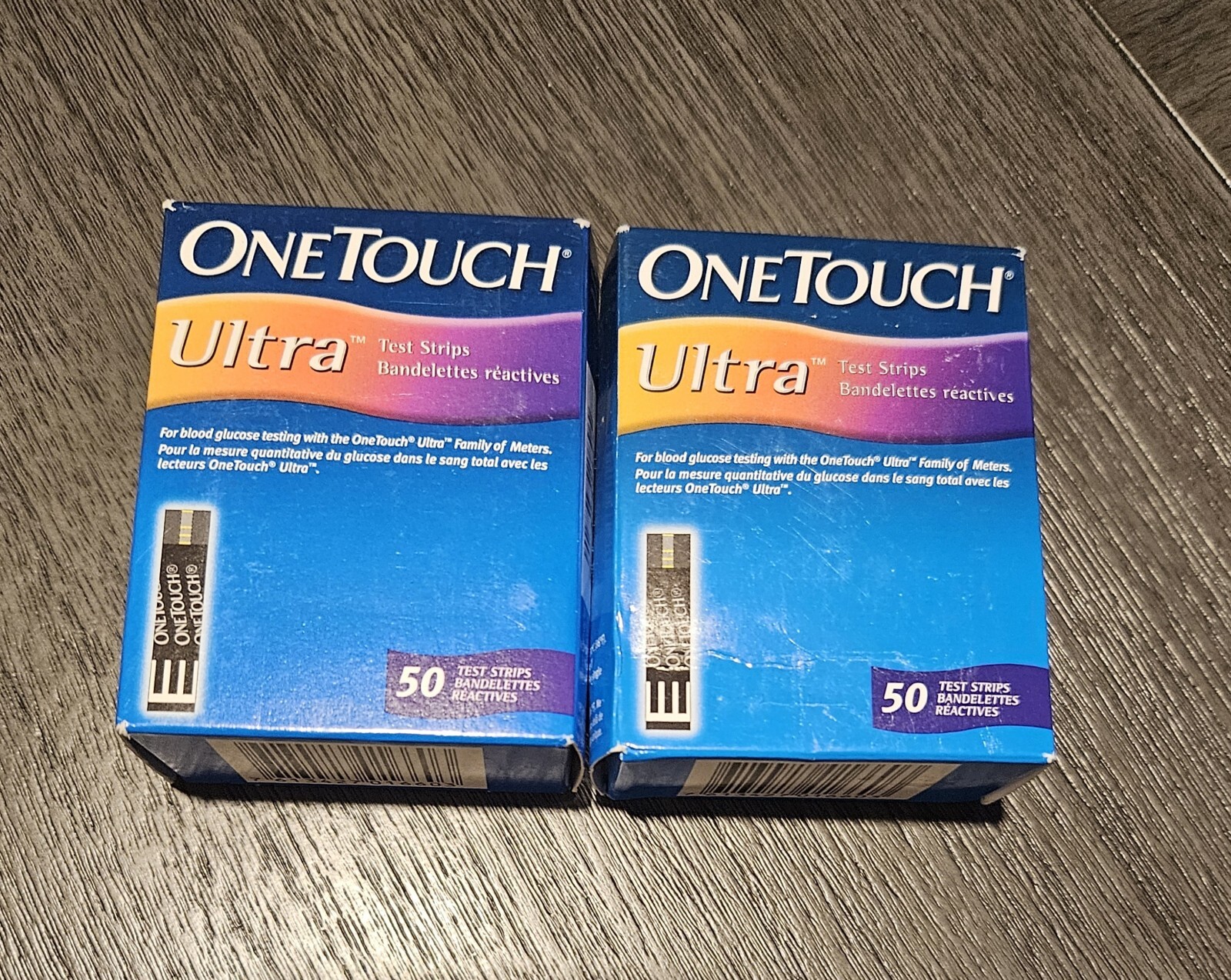 One Touch Ultra Blue Blood Glucose Test Strips - 100 Count Exp.07/2025 ...