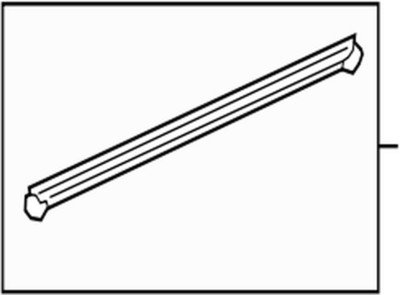 68173-30202 Toyota Weatherstrip, rear door glass, inner rh 6817330202 ...