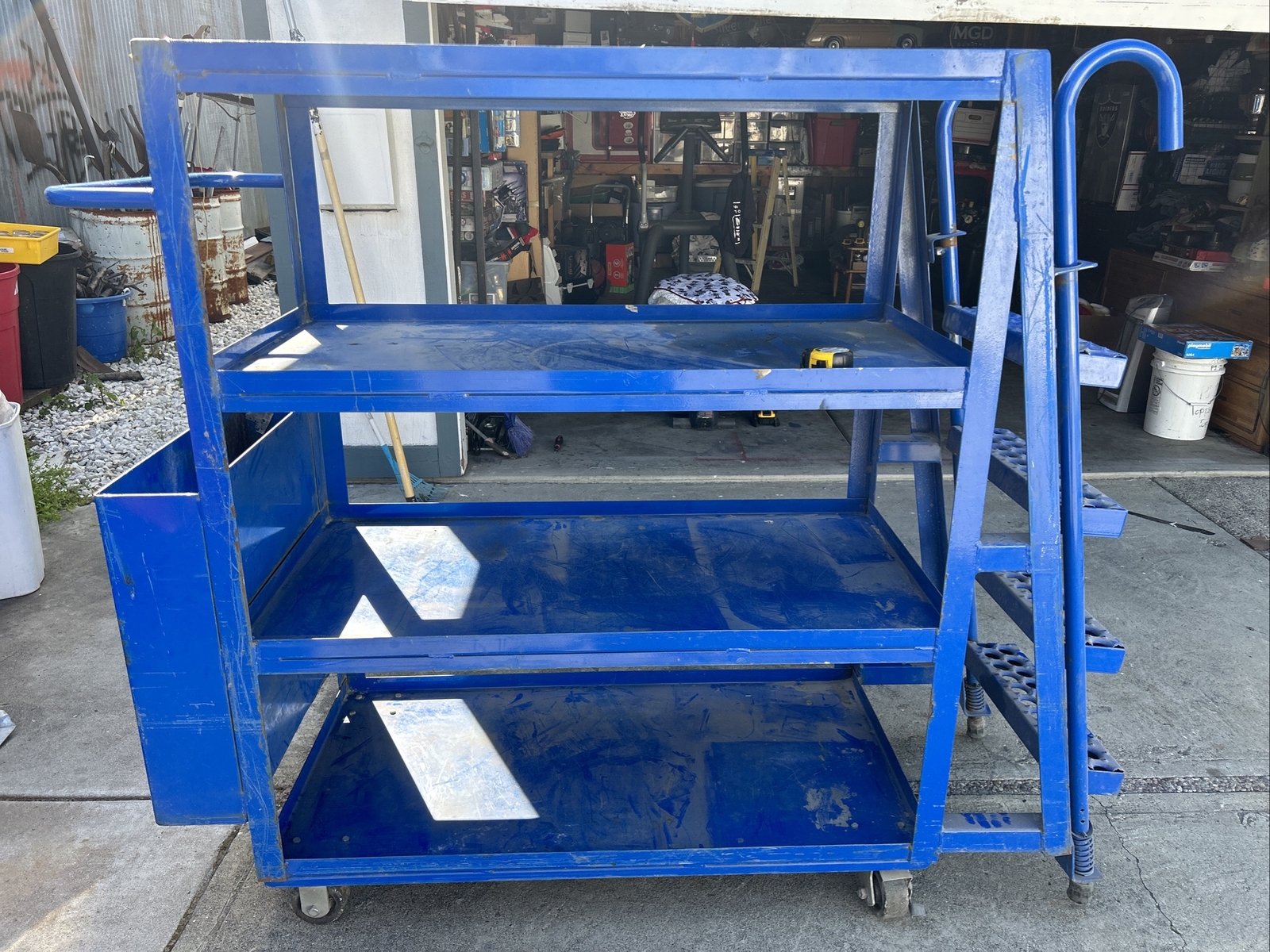 T&S Equipment Rolling Tool Cart Heavy Duty 4 Tier For Industrial ...