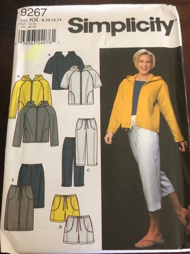 🌻 SIMPLICITY #9267 - LADIES CASUAL CAPRI'S-SHORTS-SKIRT-JACKET PATTERN ...