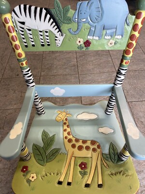 Guidecraft Child’s Safari Themed Rocking Chair | eBay