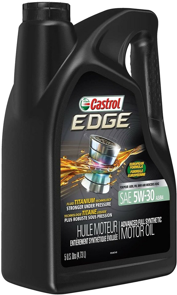 x10 QUARTS 5W-30 CASTROL EDGE EURO FORMULA Engine Motor Oil For AUDI VW ...