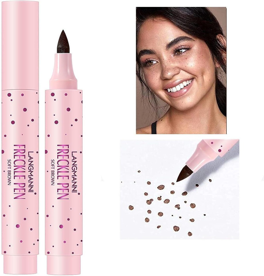 Dark Brown Freckle Pen, Natural Lifelike Freckle Makeup Pen Magic ...