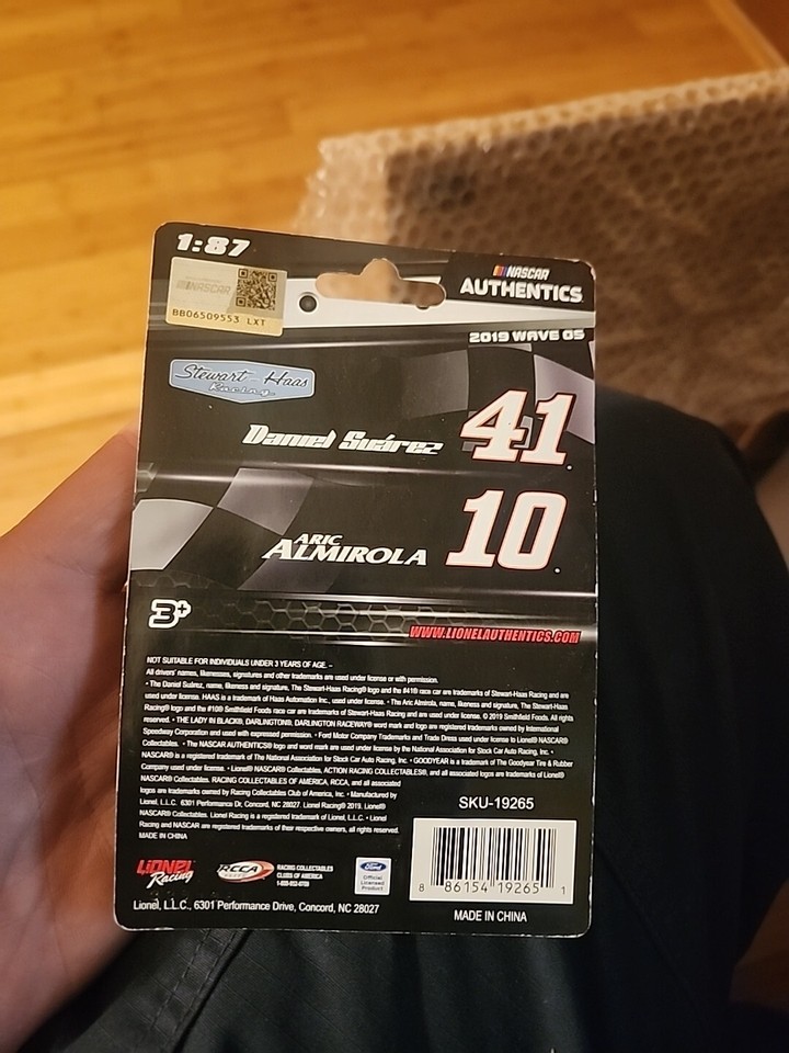 New NASCAR Authentics Aric Almirola & Daniel Suarez 2019 Wave 04 ...