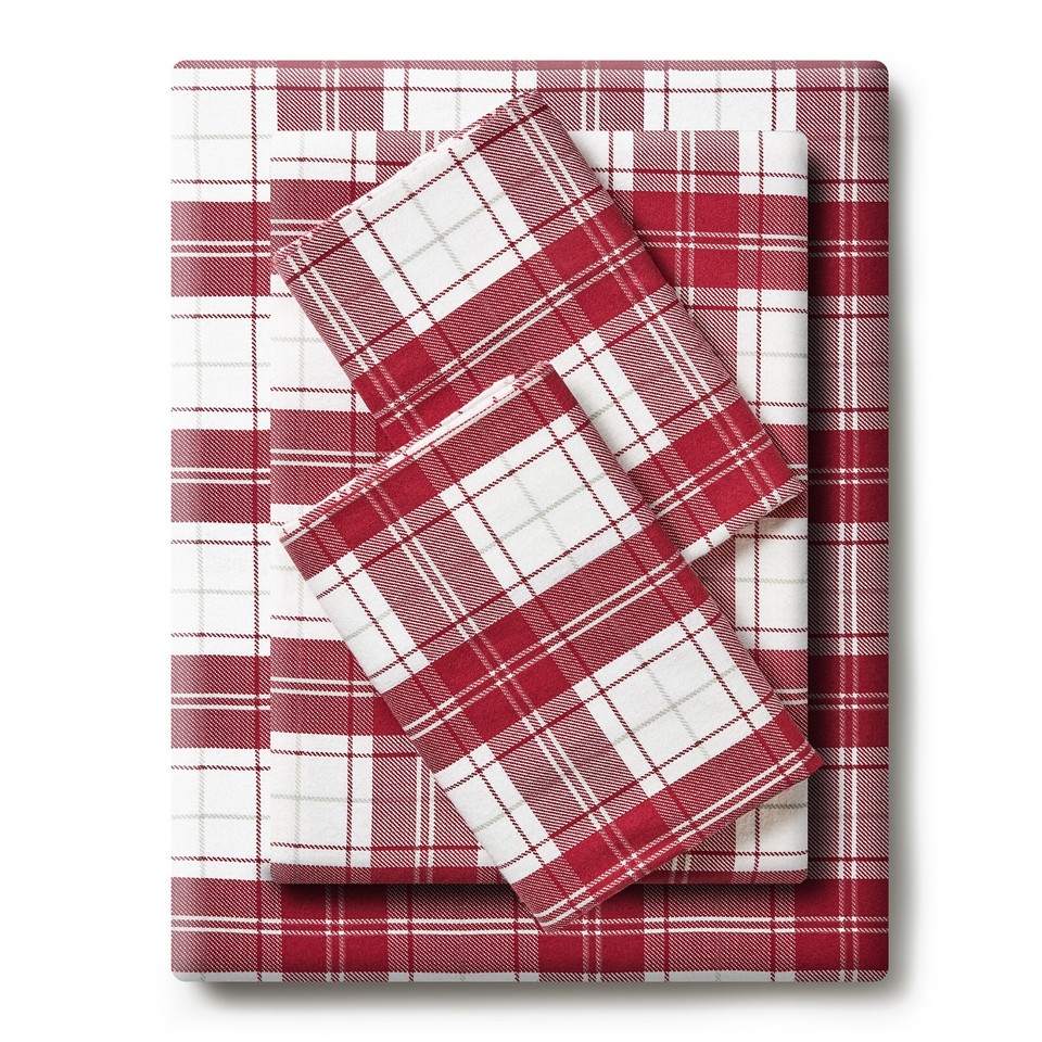 Mellanni Heavy Flannel Sheet Set 180GSM, Deep Pocket 100% Cotton Sheets ...