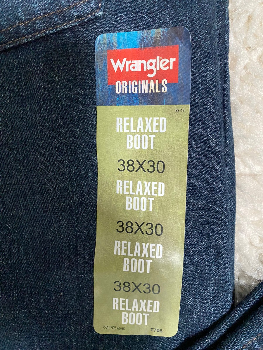 NEW Wrangler Originals Relaxed Boot Men's 38x30 Vintage NEW Wrangler Originals Relaxed Boot Men's 38x30 Vintage
