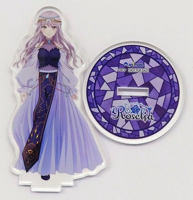 BanG Dream Roselia Minato Yukina Acrylic Stand Animate Limited Edition ...
