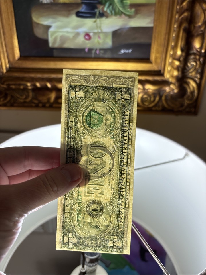 Misprint Error $1 One Dollar Bill 1977 Series ~Rare~ | eBay