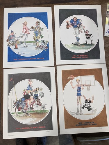 All American Cartoon Poster Set - 12 Posters - 18x14 | eBay