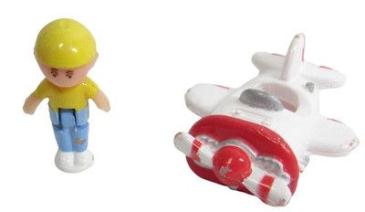 1989 Polly Pocket Vintage Wee Willie's Stunt Plane Ring Bluebird Toys ...