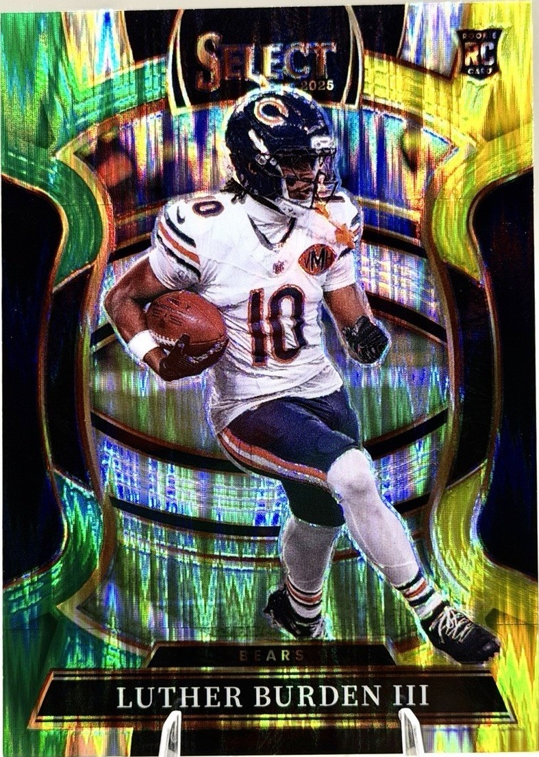 2025 Panini Select - Concourse Luther Burden #72 Green & Yellow Shock ...