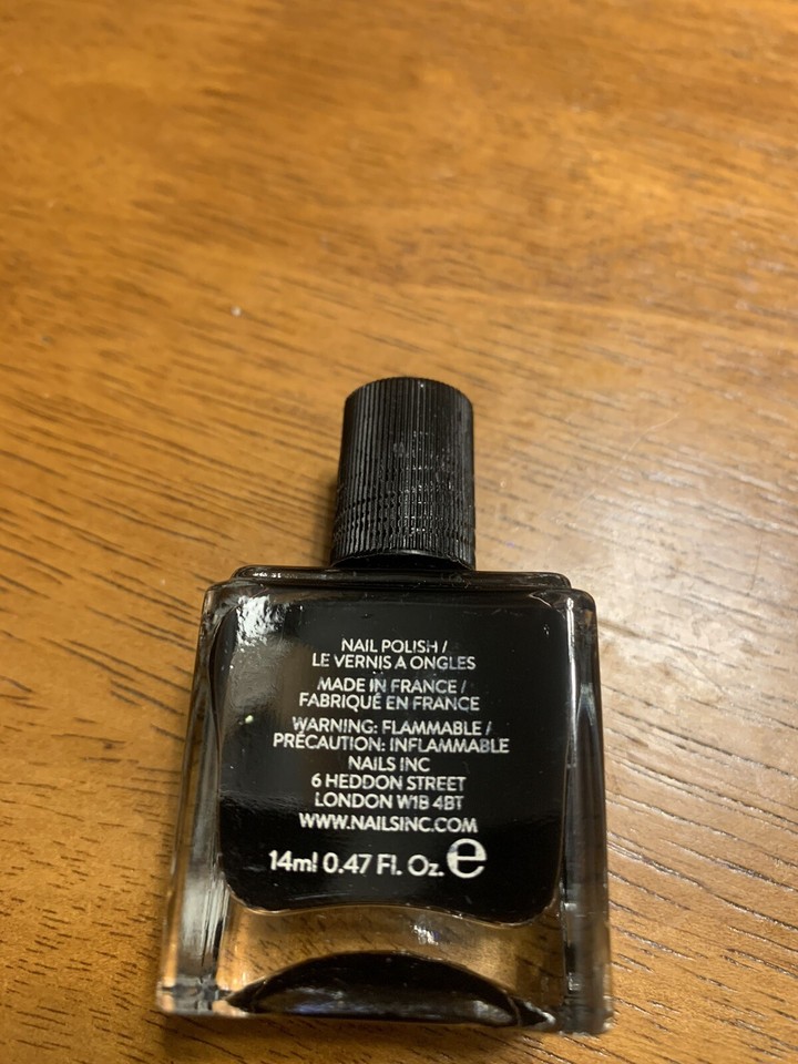 NAILS INC GEL EFFECT NAIL POLISH - Black (no Color Label)- NEW | eBay