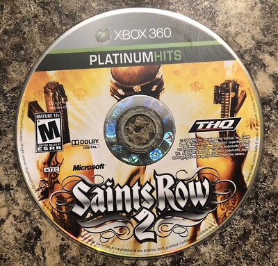 Saints Row 2 Xbox 360 disk Only 2008 Video Game Microsoft | eBay