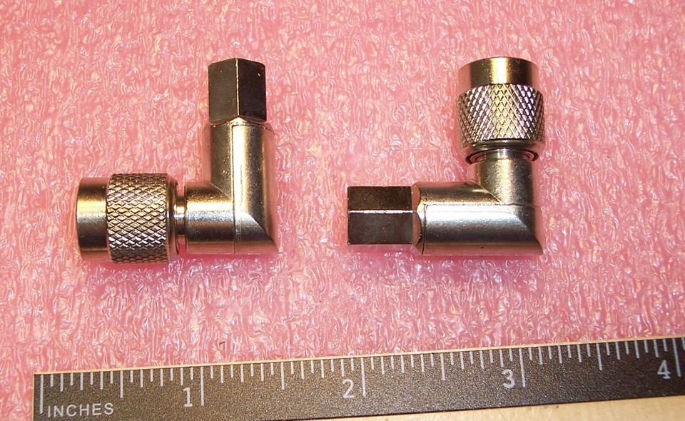 QTY (5) CPFI-TNC-RA-2 CAMBRIDGE R/A TWIST-ON TNC PLUGS CPFI-UG88 RG-59 ...