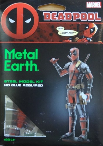 Deadpool Metal Earth 3D Laser Cut Steel Model Kit Marvel MMS326 | eBay