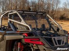 SuperATV Light Tint Polycarbonate Rear Windshield for Polaris RZR PRO R ...
