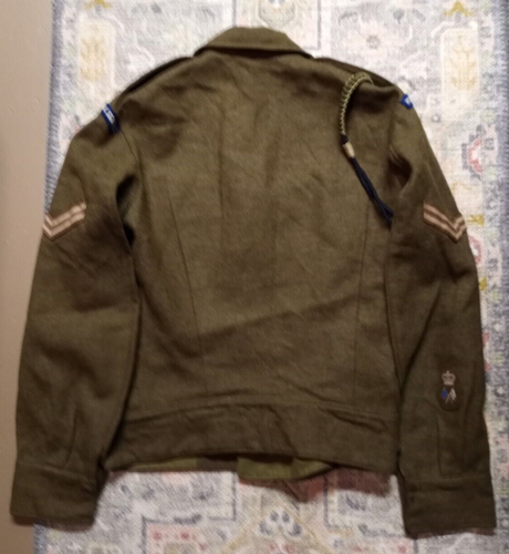Canadian Army R. C. Signals Battle Dress Blouse, 1950 Dated, Size 13 | eBay