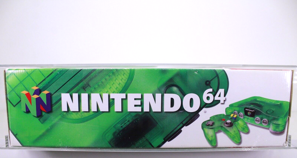 Nintendo 64 Jungle Green N64 Console System | VGA WATA Grade 75 ...