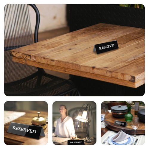 2 Pcs Reusable Sign Decorative Table Reserved Multifunctional | eBay