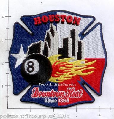Texas - Houston Station 8 TX Fire Dept Patch - Downtown Heat | eBay