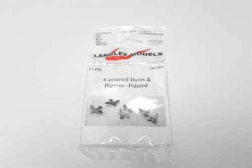 Painted 6 Doves and Pigeons OO scale Langley F148P | eBay