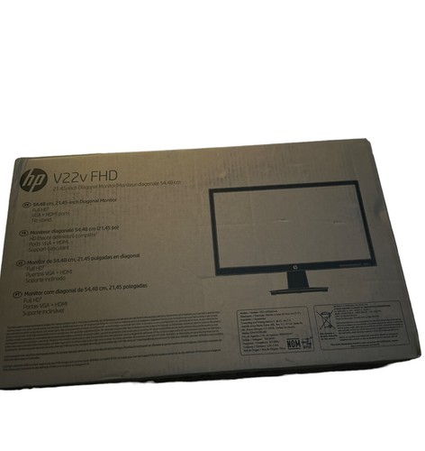 HP LCD LED Monitor V22v 21.5" FHD Anti-Glare 1920 x 1080 HDMI 1.4 VGA ...
