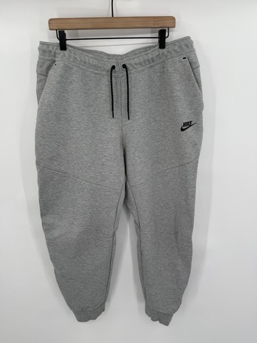 Nike Tech Fleece Jogger Pants Mens XXL Gray Sweatpants Logo Zip CU4495 ...