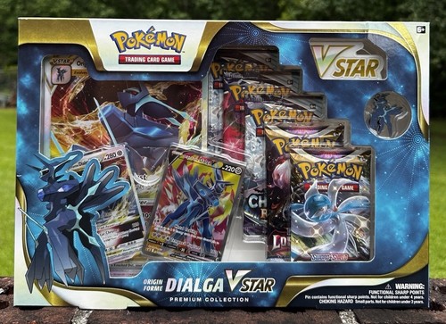Pokémon TCG Origin Forme Dialga VSTAR Premium Collection Box Set ...