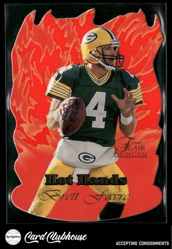 1997 Flair Showcase Hot Hands #4 HH Brett Favre | eBay