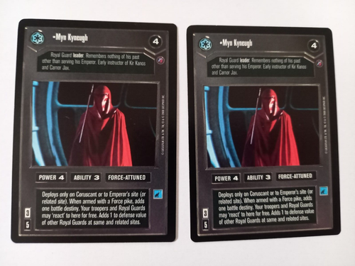 Myn Kyneugh - Death Star II 2- Star Wars CCG Decipher | eBay