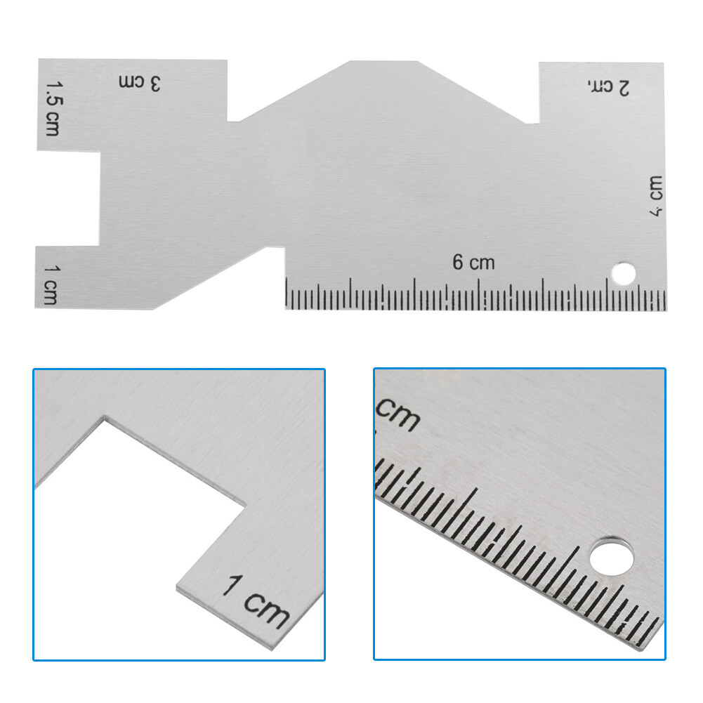 1Pcs Sewing Tool Accessory Metal Measuring Gauge Quilting Ruler | eBay