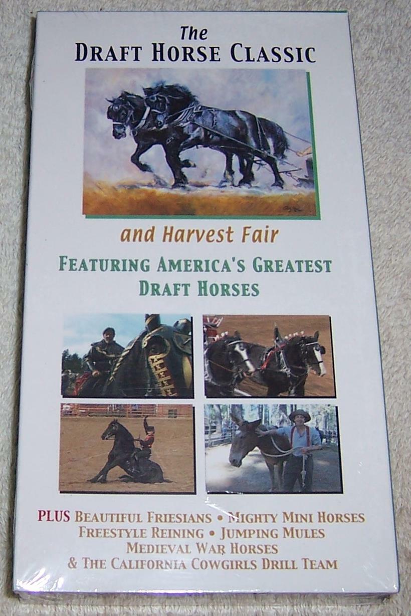The Draft Horse Classic and Harvest Fair VHS Video Friesians Mini ...
