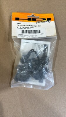 HPI A462 Carbon Graphite Upright Set Super Nitro RS4 / Rally / RS4 3 ...