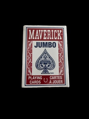 Maverick Standard Playing Cards Pack RED Brand New Pack Poker Gin Rummy ...