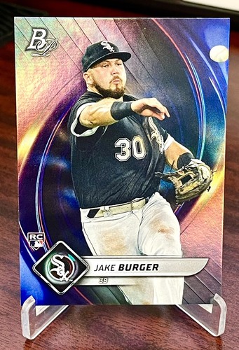 Jake Burger Rookie 2022 Bowman Platinum Baseball, Base RC Card #82 ...