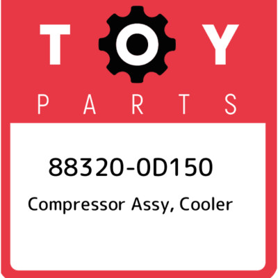 88320-0D150 Toyota Compressor assy, cooler 883200D150, New Genuine OEM ...