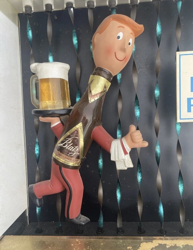 RARE VINTAGE 1960'S BLATZ BEER MOTION SIGN. MID CENTURY, BAR🔥🔥🔥 | eBay