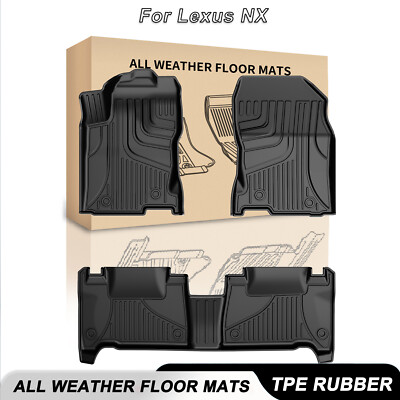 For Lexus NX 2015-2024 All Weather Car Floor Mat or Trunk Mat Rubber ...