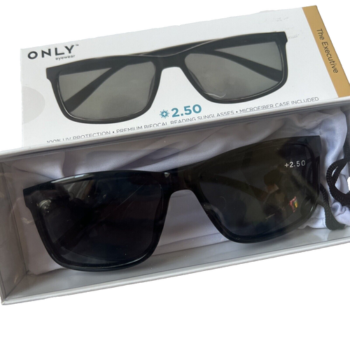 Only Eyewear The EXECUTIVE Reading Glasses Bifocal Sunglasses 100% UV ...