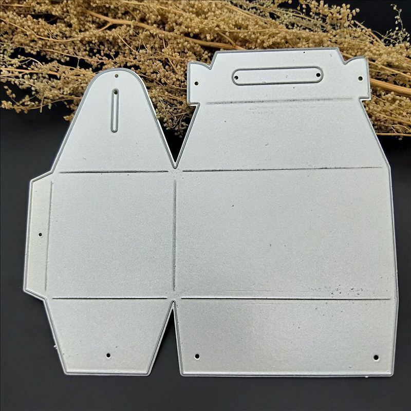 Gift Box Metal Cutting Dies Stencil Scrapbook Embossing Paper Card ...
