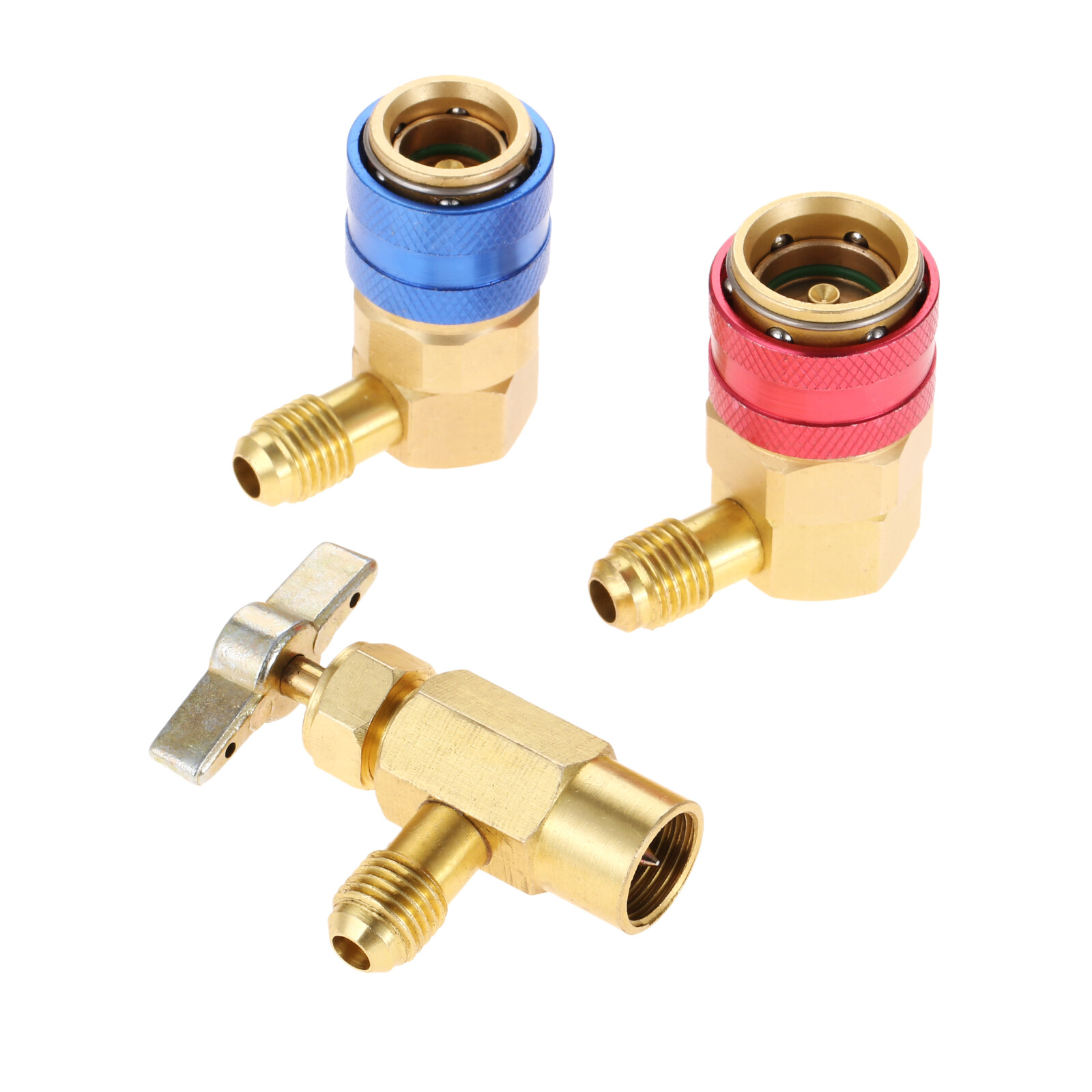 R-134a High Side&Low Side Quick Coupler Service Can Valve A-C Systems ...